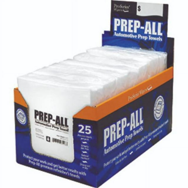 PREP-ALL Automotive Prep Towels Countertop Display Kit with 16 25-ct ...