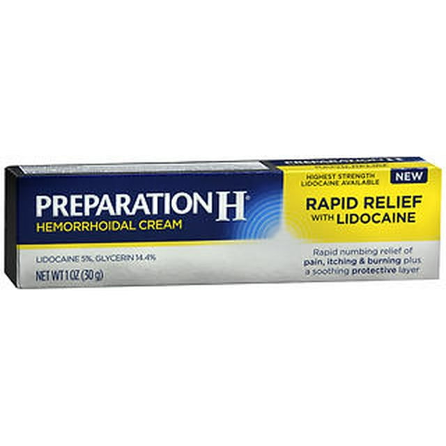PREPARATION H Rapid Relief with Lidocaine Hemorrhoid Symptom Treatment ...