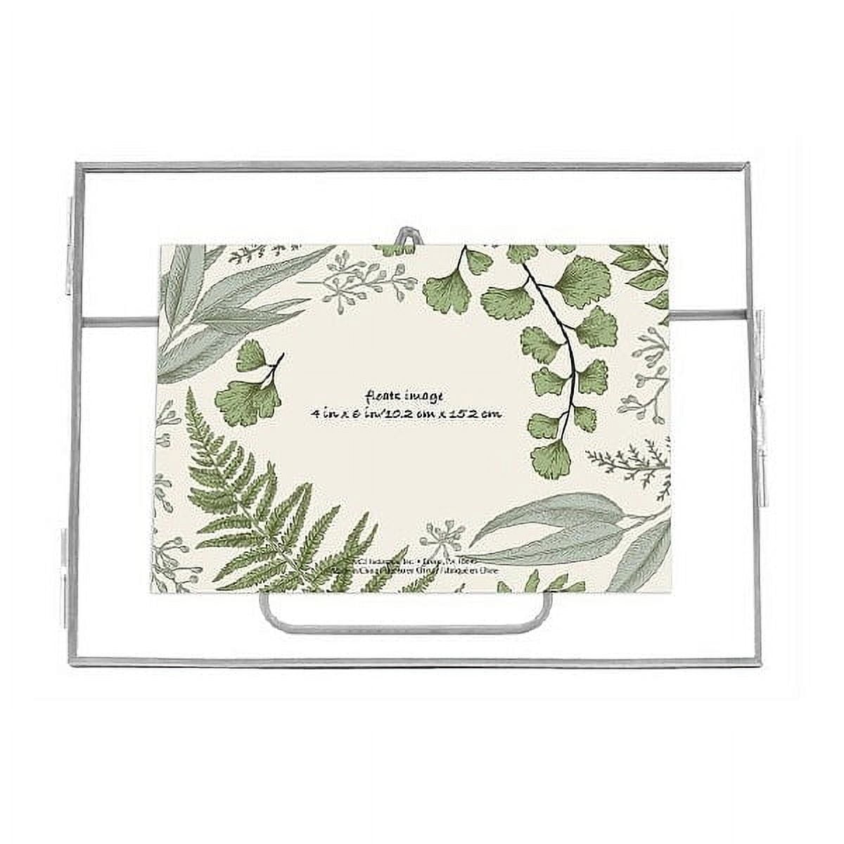 PRESSED GLASS Silver Float for prints up-to 8x6 - 6x8 - Walmart.com