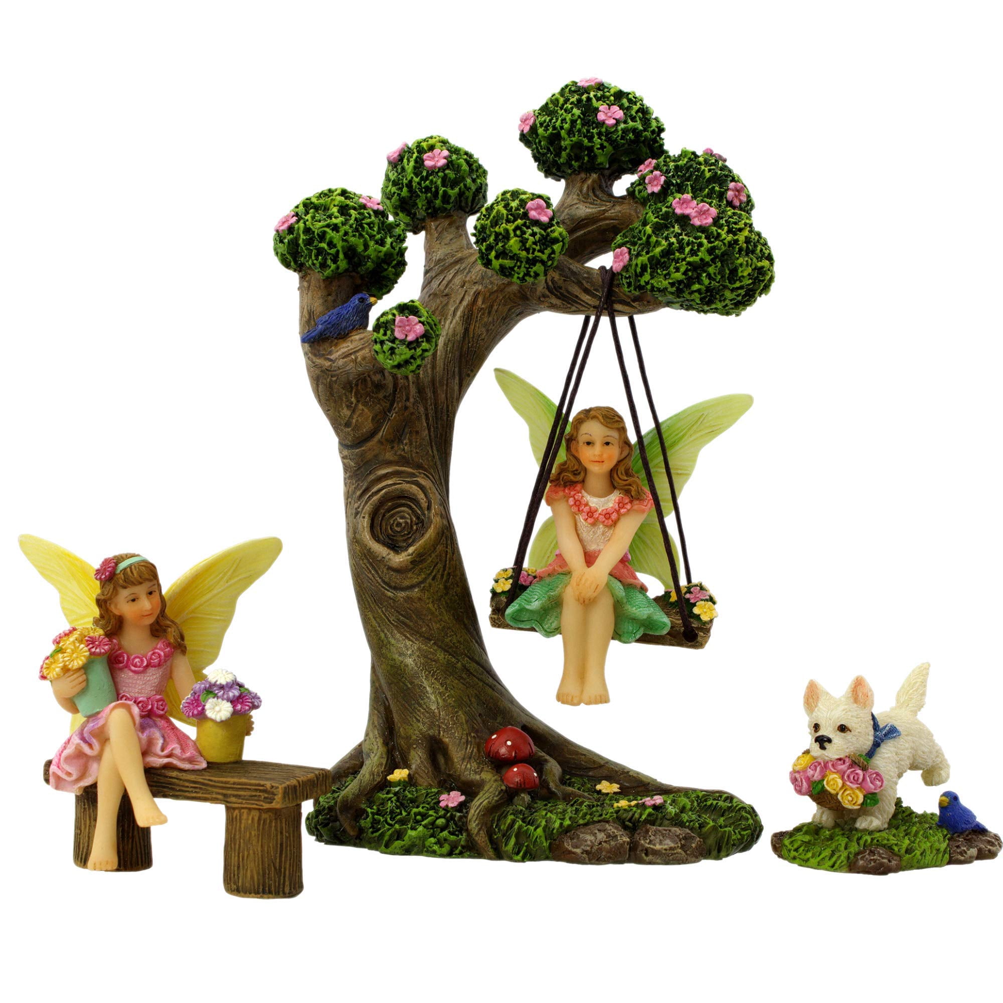 PRETMANNS Fairies for Fairy Garden - Cute Accessories Kit for Indoor or ...