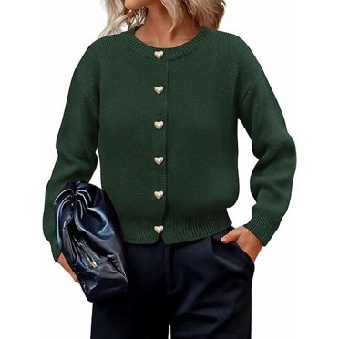 Très Chic Mailanda Women's Open Front 3/4 Sleeve Cropped Cardigan ...