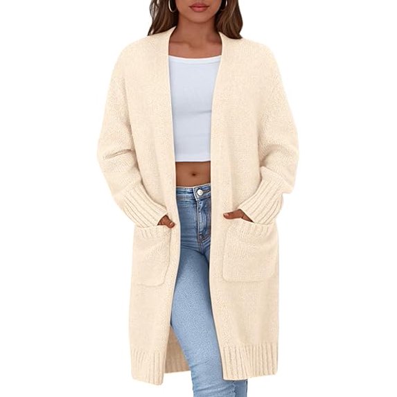 PRETTYGARDEN Fall Long Sleeve Cardigan Sweaters for Women Trendy Winter ...