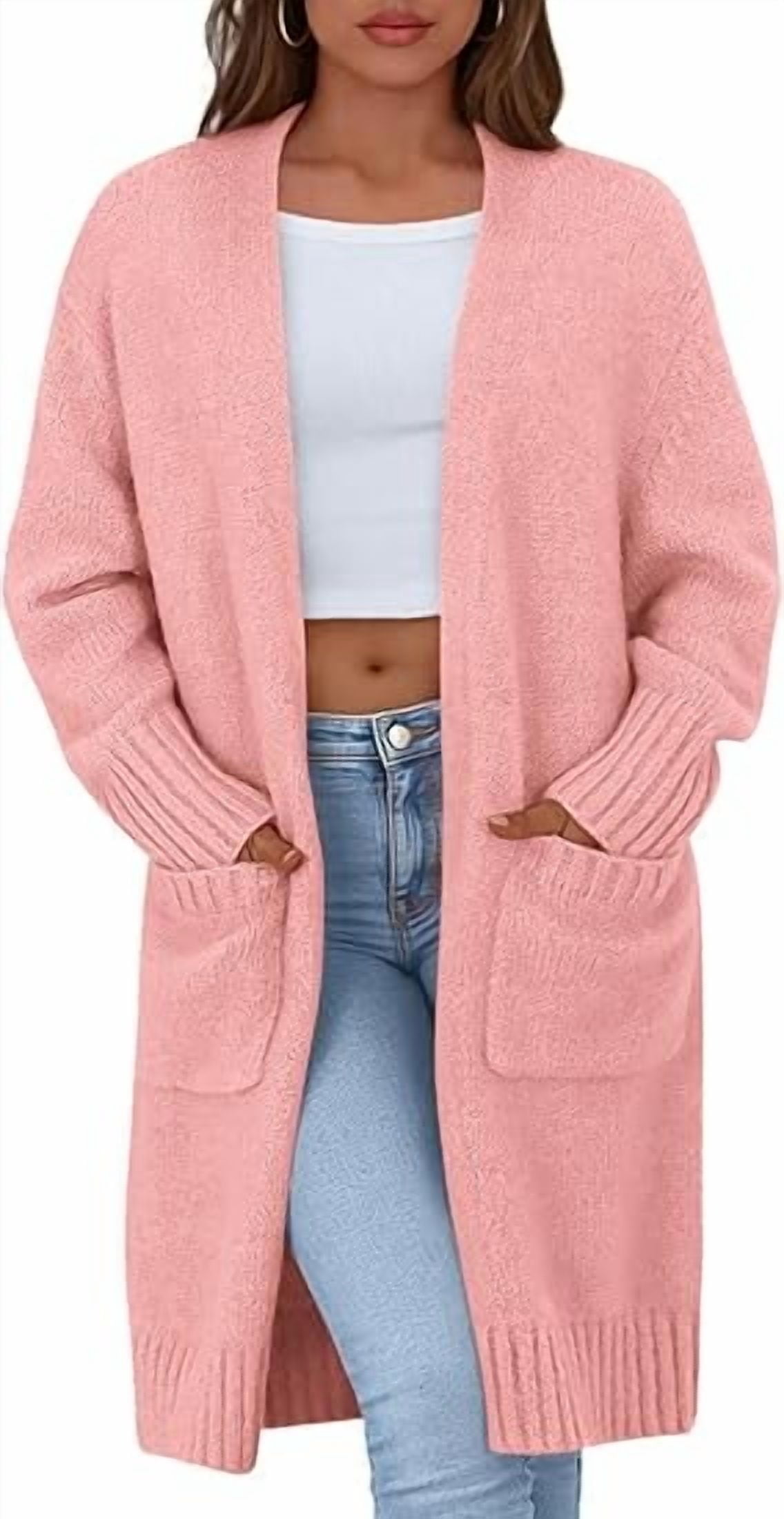 PRETTYGARDEN Fall Long Sleeve Cardigan Sweaters for Women Trendy Winter ...