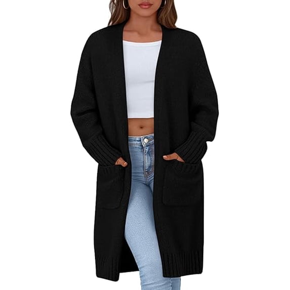 PRETTYGARDEN Fall Long Sleeve Cardigan Sweaters for Women Trendy Winter ...