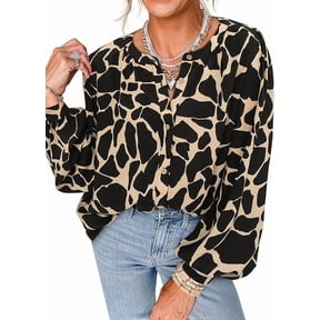 PRETTYGARDEN Women's Dressy Casual Lace Blouse Long Sleeve Button Up ...