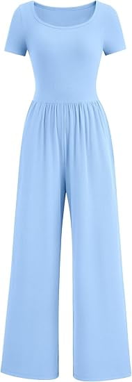 PRETTYGARDEN Women's Summer One Piece Jumpsuits Dressy Casual Short ...