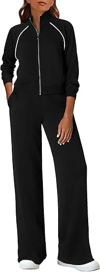 PRETTYGARDEN Womens 2 Piece Outfits Sweatsuits Fall Full Zip ...