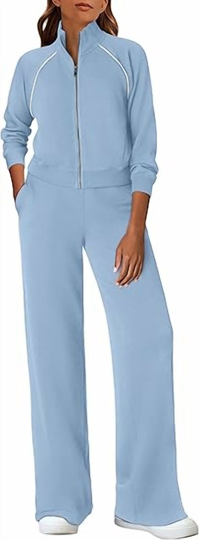 PRETTYGARDEN Womens 2 Piece Outfits Sweatsuits Fall Full Zip ...