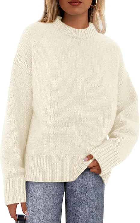 PRETTYGARDEN Womens Sweaters Fall Trendy Casual Crewneck Long Sleeve ...
