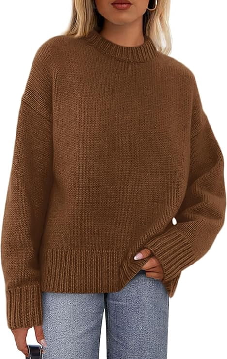 PRETTYGARDEN Womens Sweaters Fall Trendy Casual Crewneck Long Sleeve ...