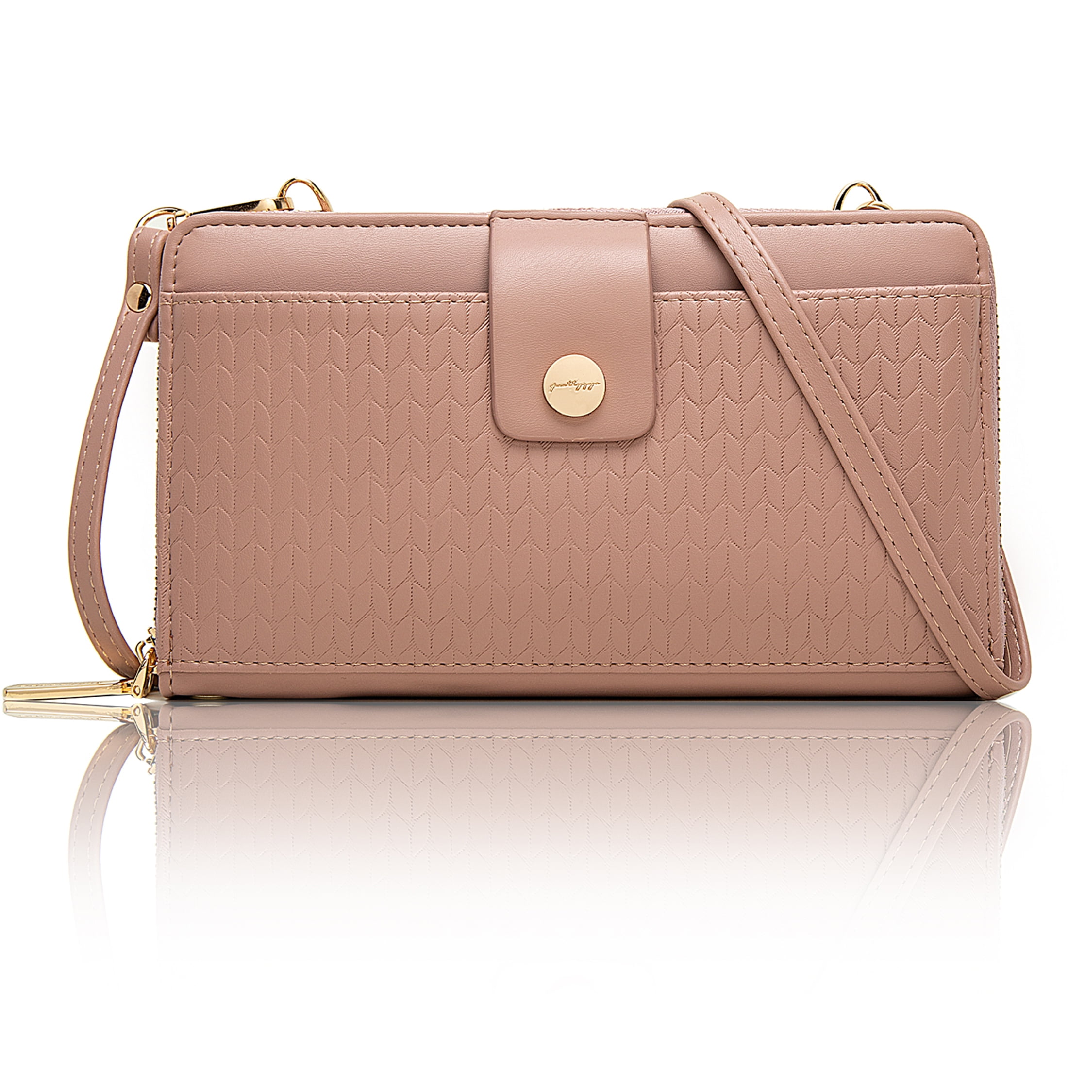 PRETTYZYS Women Crossbody Cell Phone Wallet Purse with RFID Protection ...