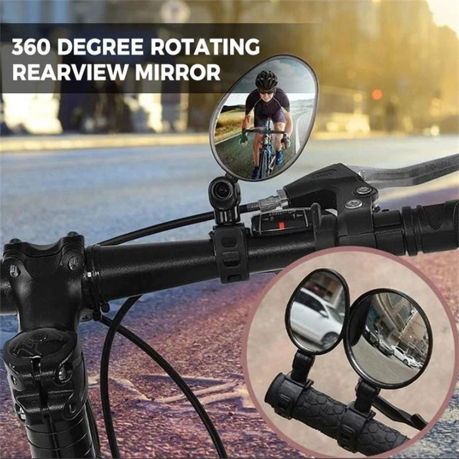 PRETXORVE Bike Mirror, Bicycle Mirror, 360 Degree Rotating Rearview ...