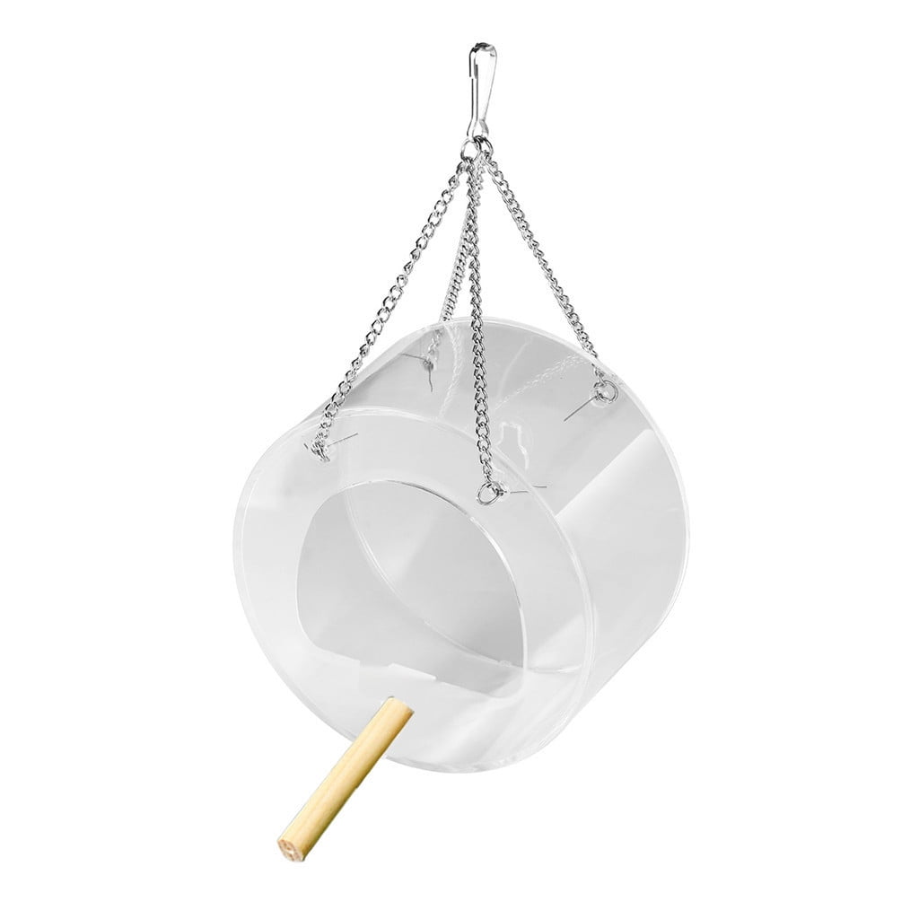 PRETXORVE Bird Feeder, Acrylic Bird Feeder Food Box with Stand Outdoor ...