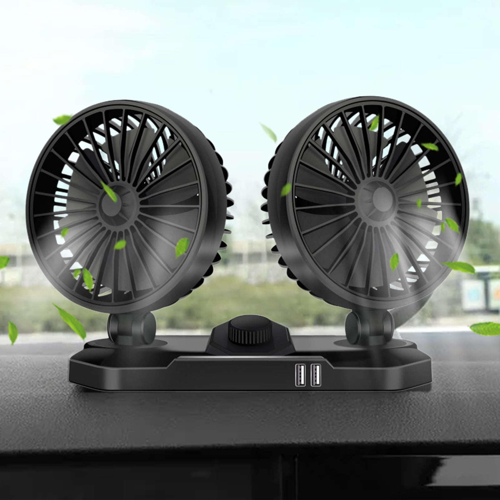 PRETXORVE Car Fan, Electric 2 Speed 12V Circulator - 360 Degree ...
