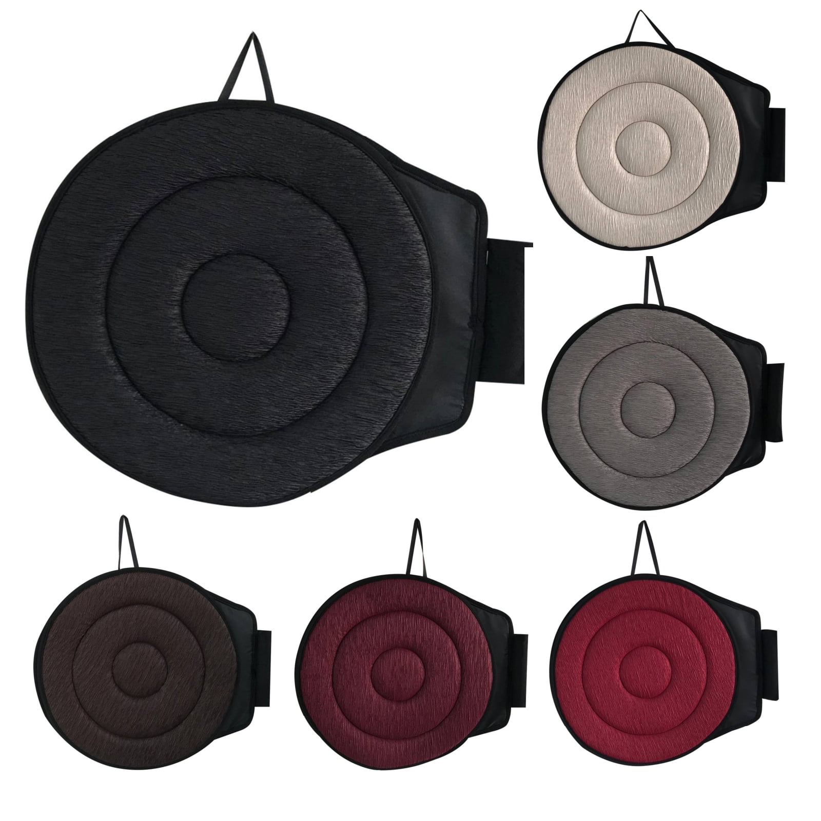 PRETXORVE Car Seat Cushion, 360° Rotating Seat Cushion Car Seat ...