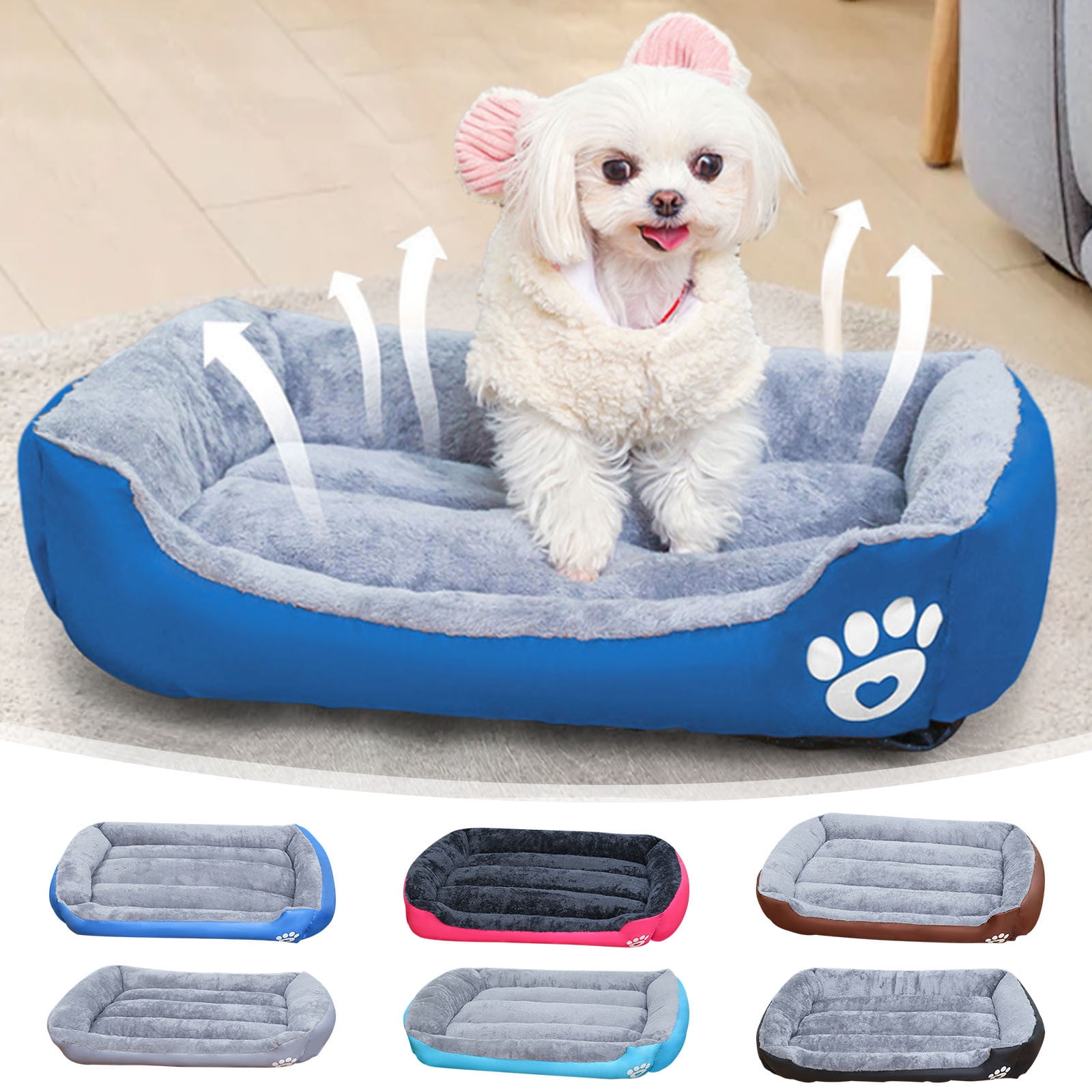 Customer reviews for PRETXORVE Dog Beds for Medium Dogs Washable Dog ...