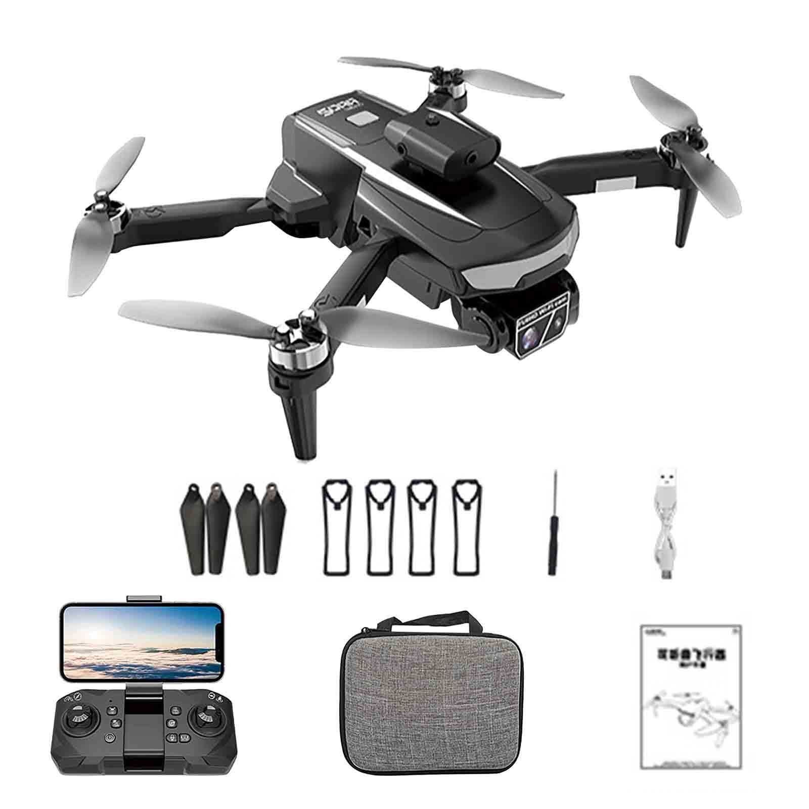 PRETXORVE Drone with Camera, Brushless Drone Electrically Adjustable ...