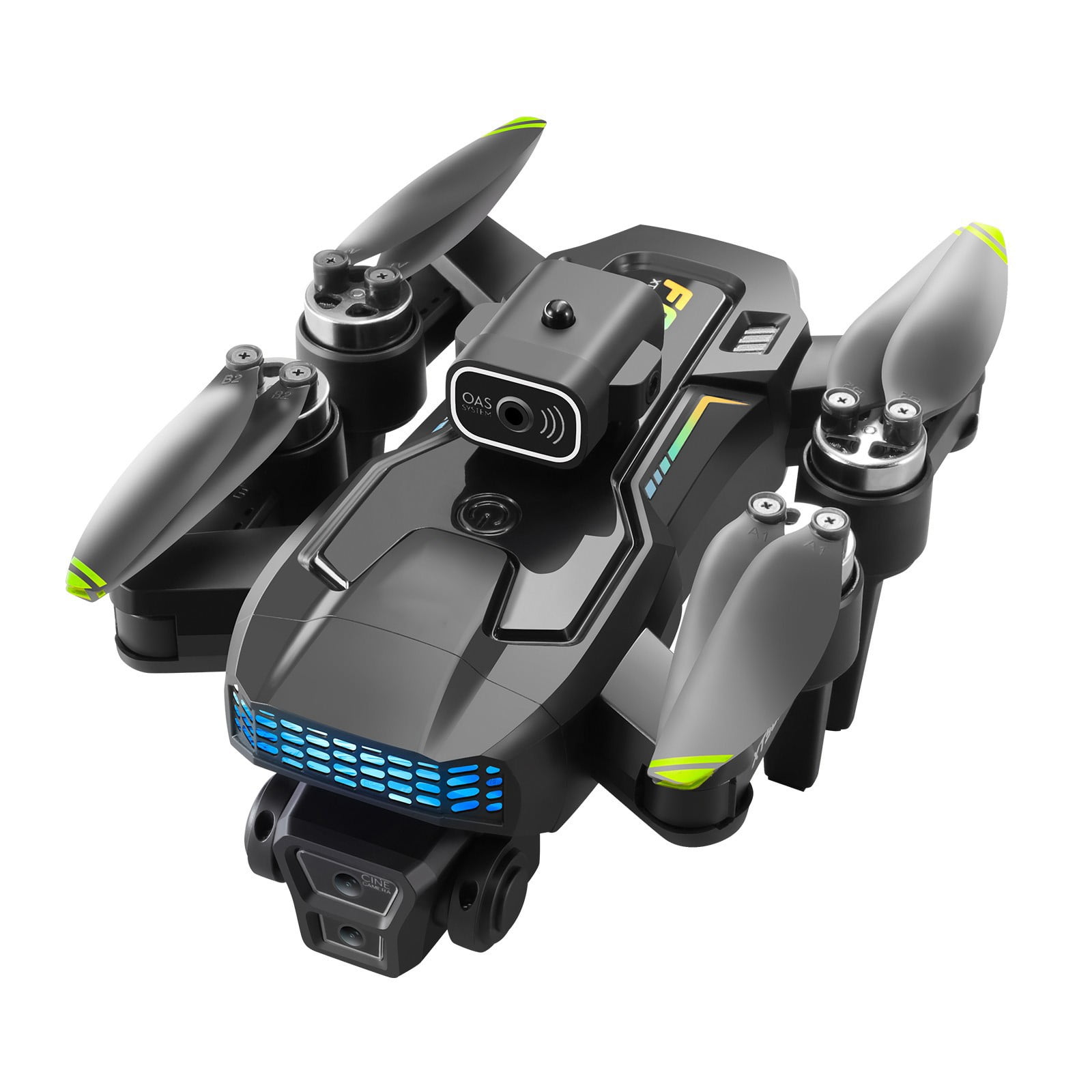 PRETXORVE Drone with Camera, GPS Foldable Drone with 2 WIFI Aerial ...