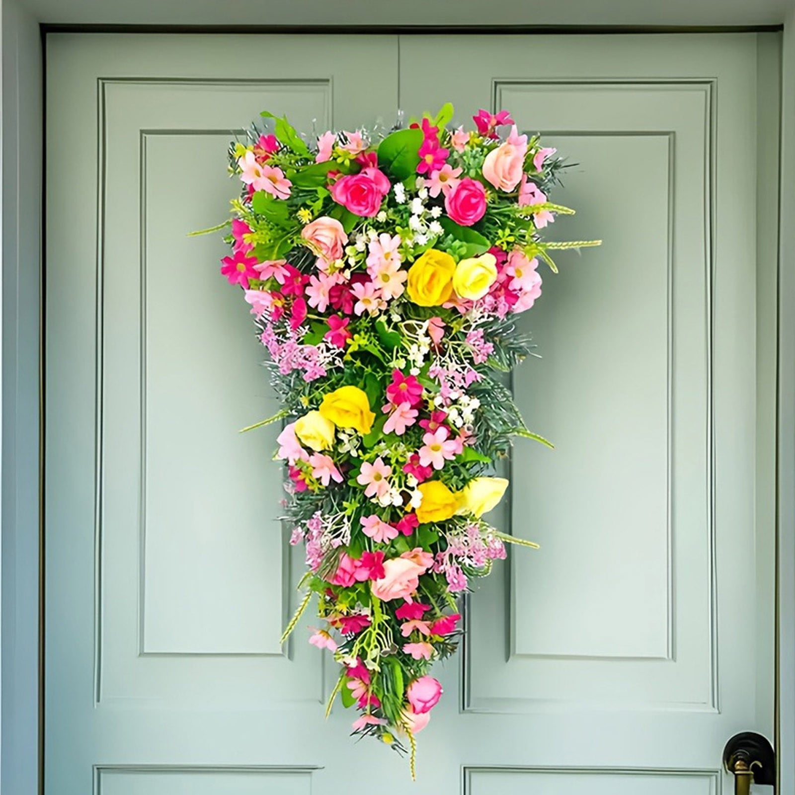 PRETXORVE Flower Garlands Door Decorations Hanging Decorations Forest ...