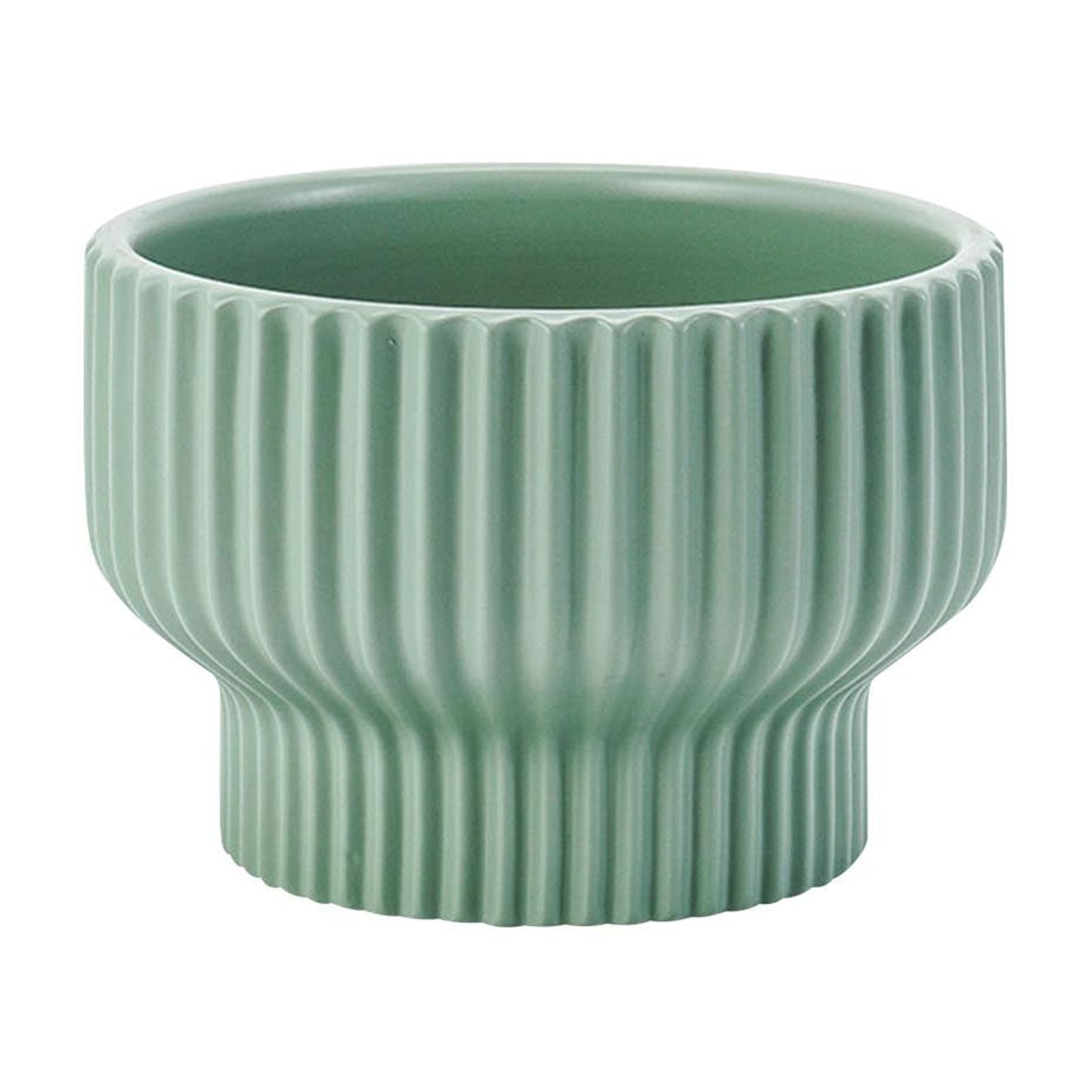 PRETXORVE Flower Pots, Flower Pots for Indoor Plants, Circular Ceramic ...