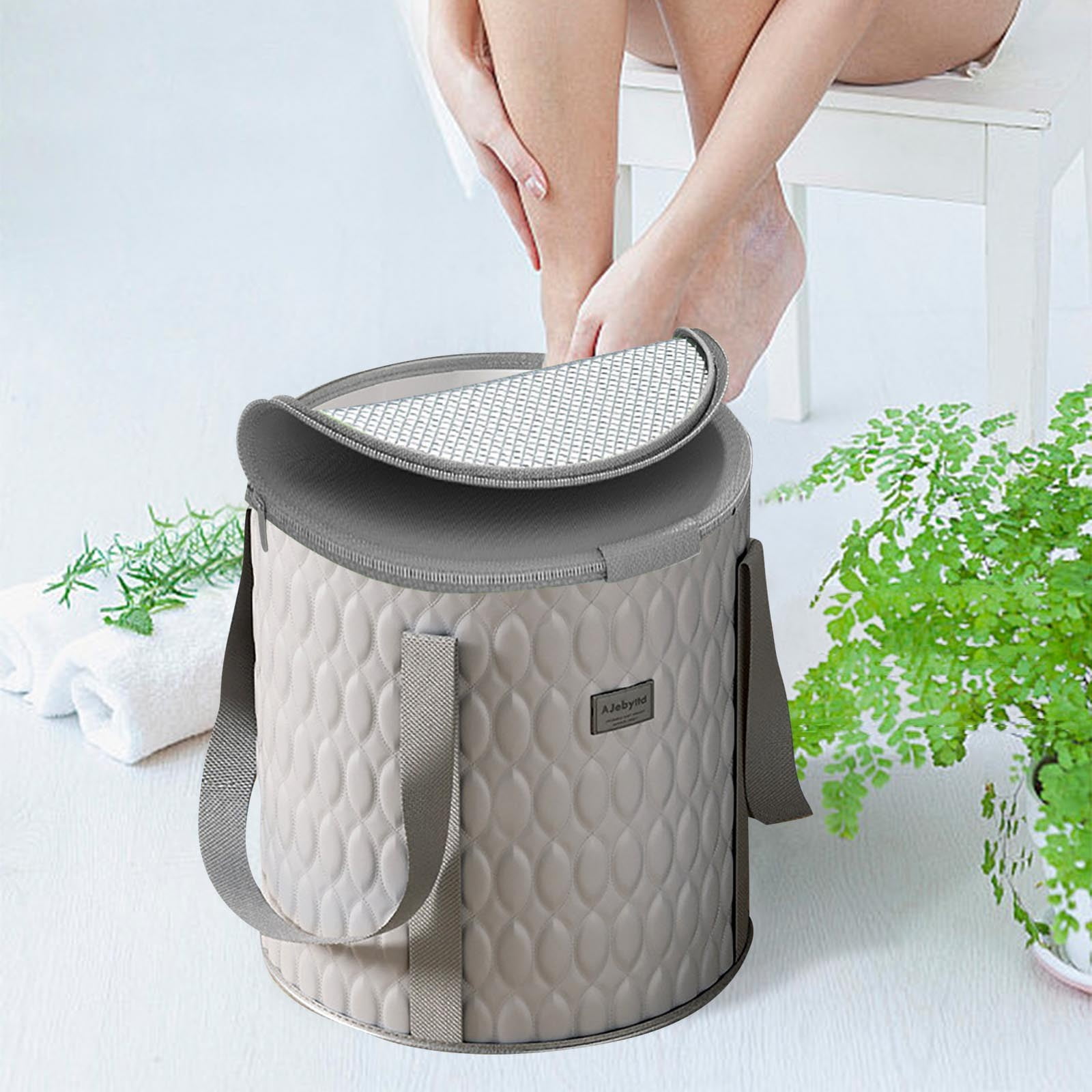 PRETXORVE Foldable Foot Bath Bag With A Height Higher Than The Calf ...