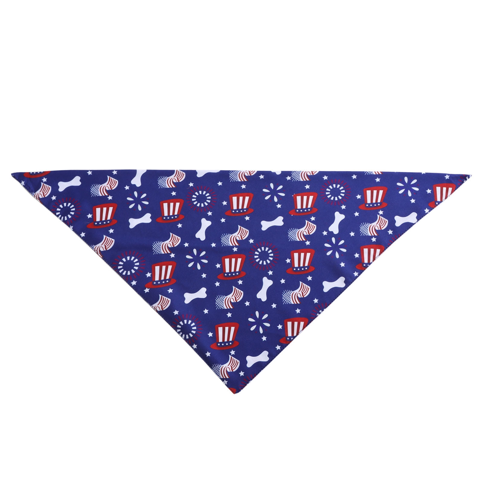 Pretxorve Pet Saliva Bandana Flag Bandana Kitty and Dog Independence ...
