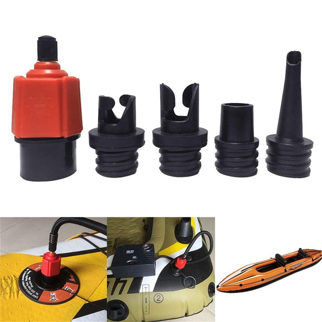 PRETXORVE Rubber Inflatable Pump Adapter Tire Compressor Adaptor ...