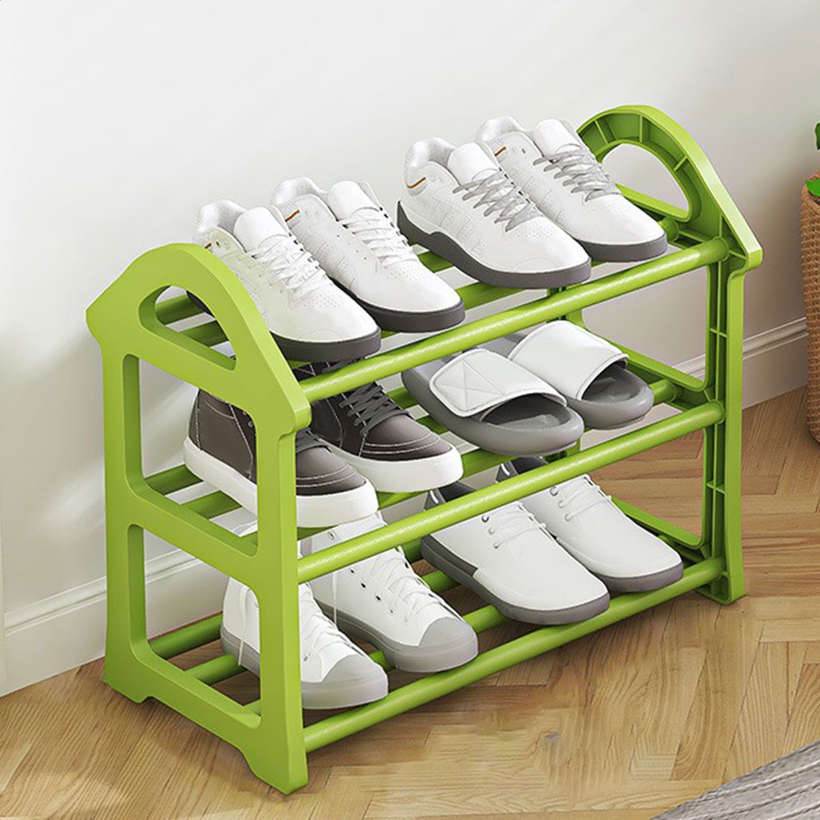 PRETXORVE Shoe Rack Shoe Rack organizer Three Tier Shoe Rack Daily Use ...