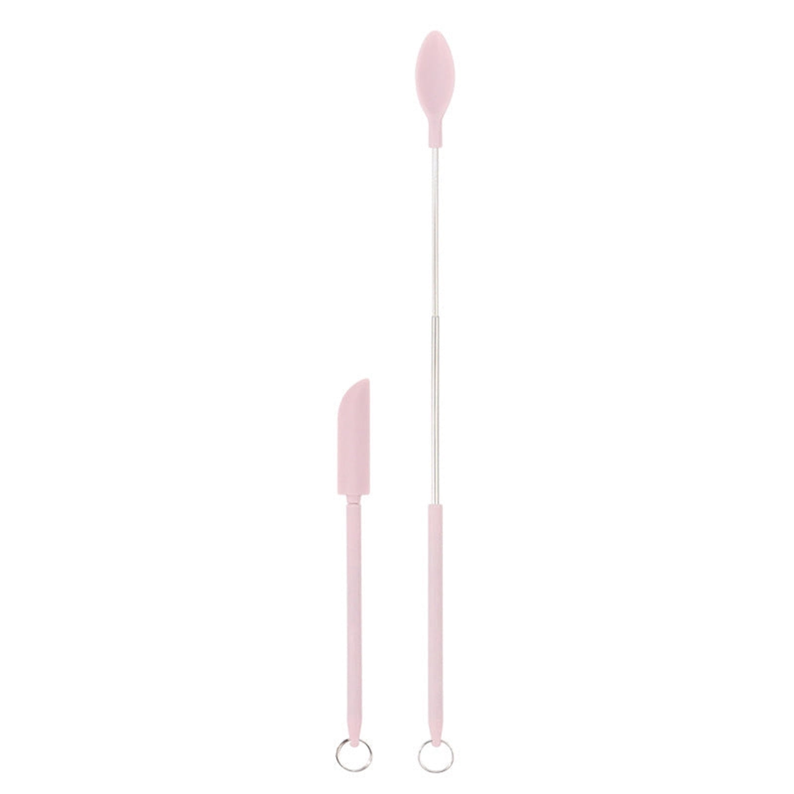 PRETXORVE Silicone Spatula 2 Telescopic Spatulas and Spoons, A Set Of ...
