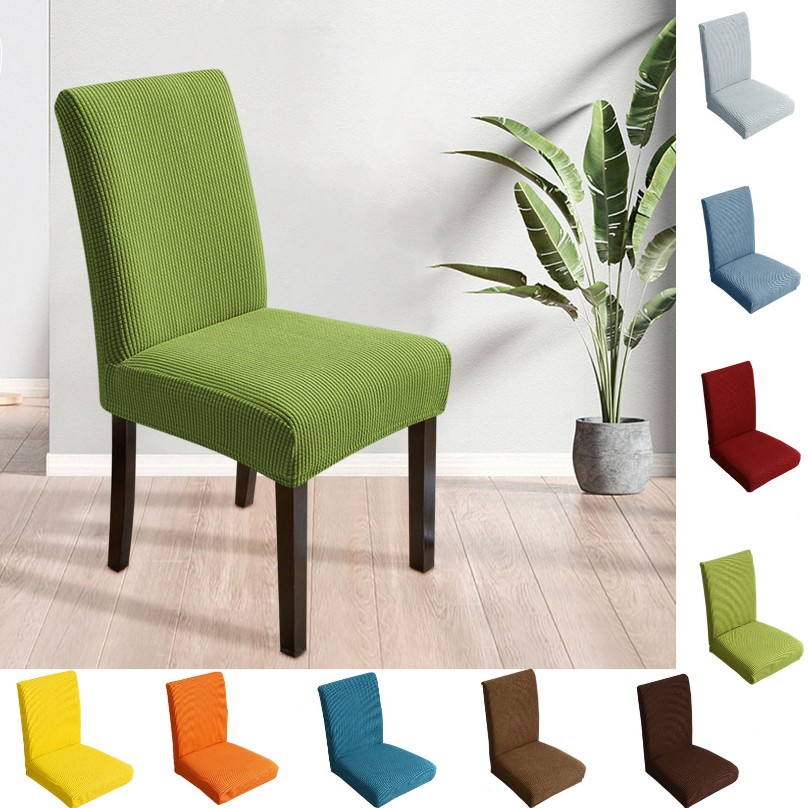PRETXORVE Thickened Chair Cover Universal Chair Cover Household Dining ...
