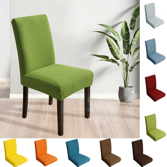 EDHITNR Thickened Chair Cover, Universal Elastic Dining Chair Covers ...