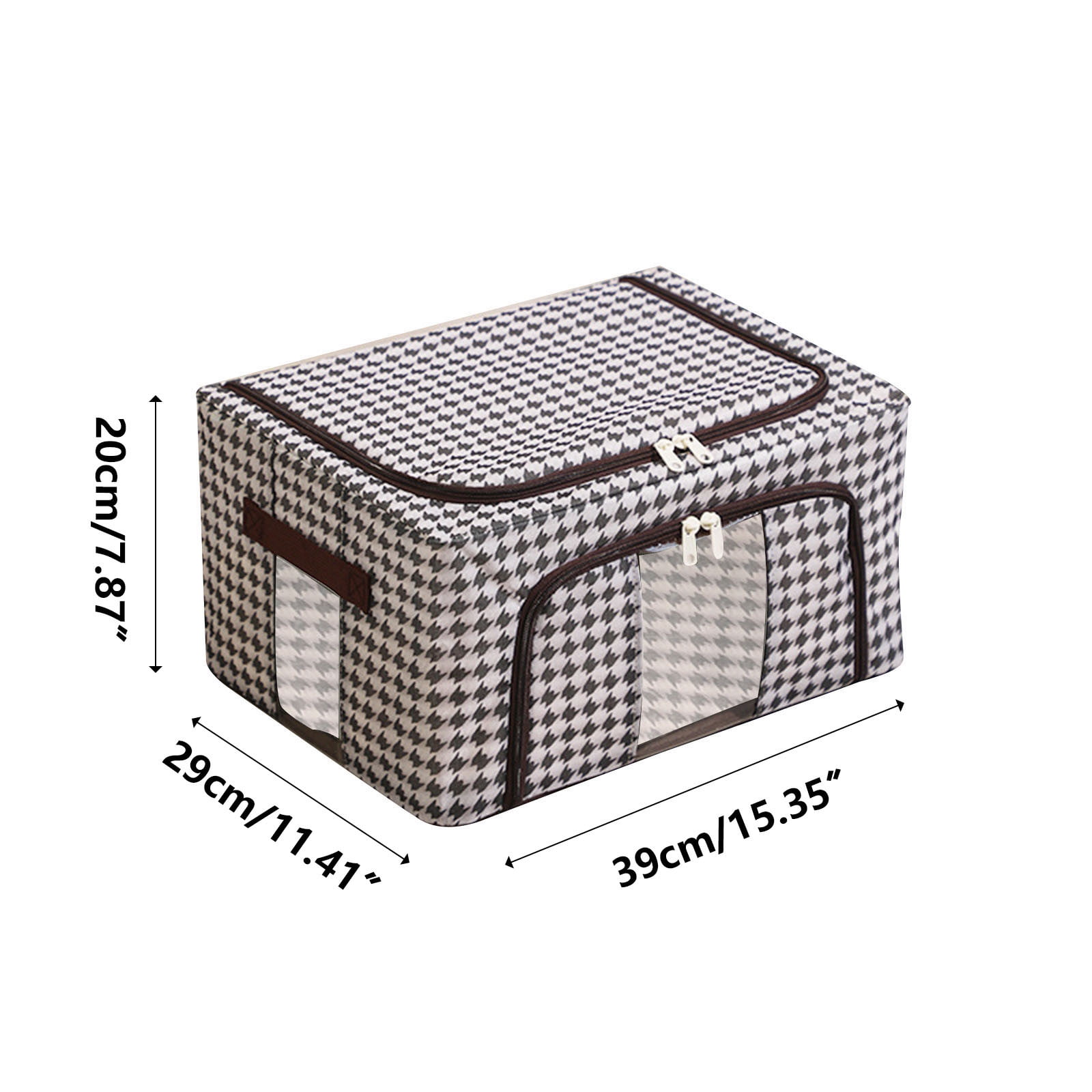 PRETXORVE Transparent Fabric, Clothing Storage Box, Steel Frame, Car ...