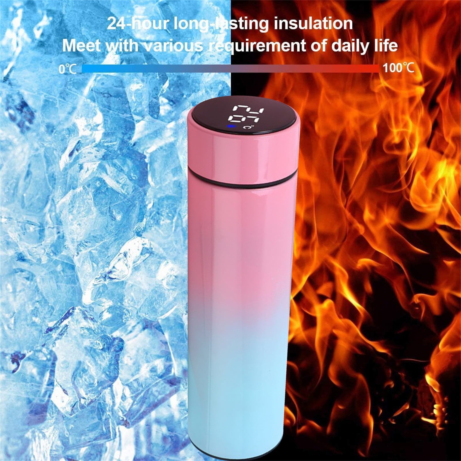 PRETXORVE Vacuum Cup With Smart Temperature Display,Tactile Sensation ...