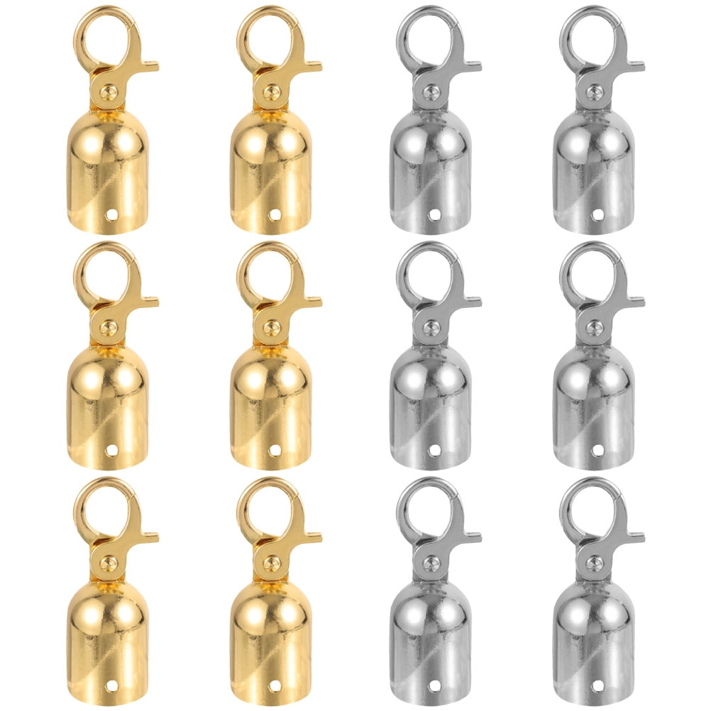 PRETYZOOM 12pcs Rope End Hooks Guardrail Rope End Hooks Rope Fastener ...