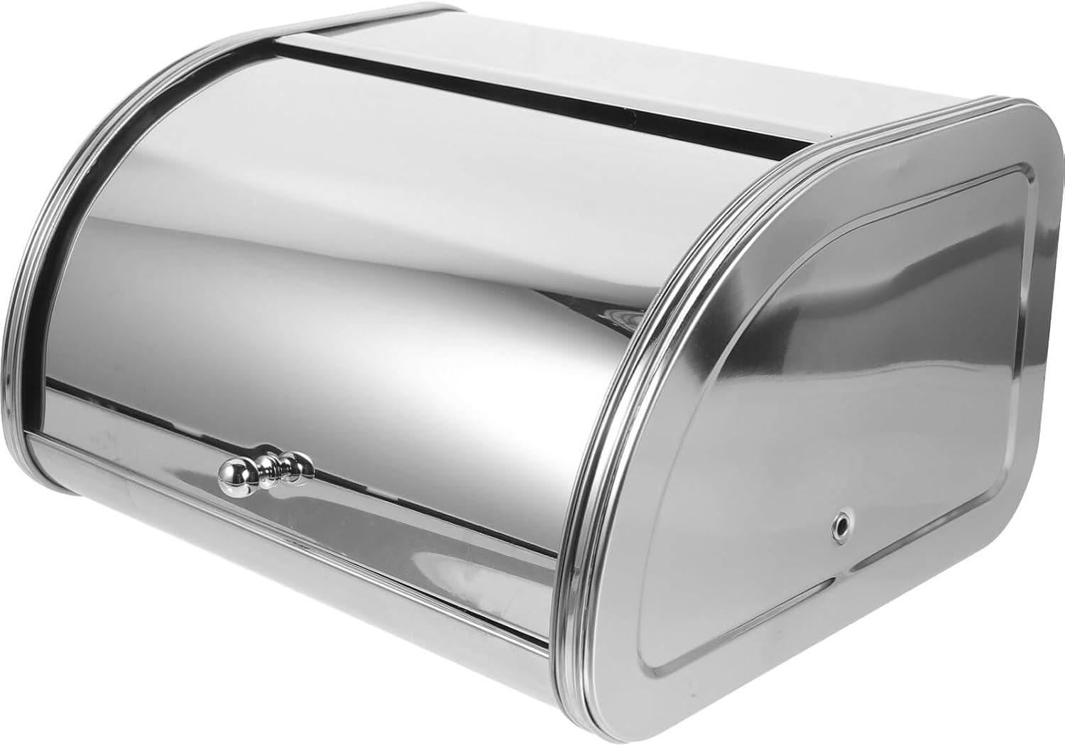 PRETYZOOM Bread Box for Kitchen Countertop, Stainless Steel Bread ...