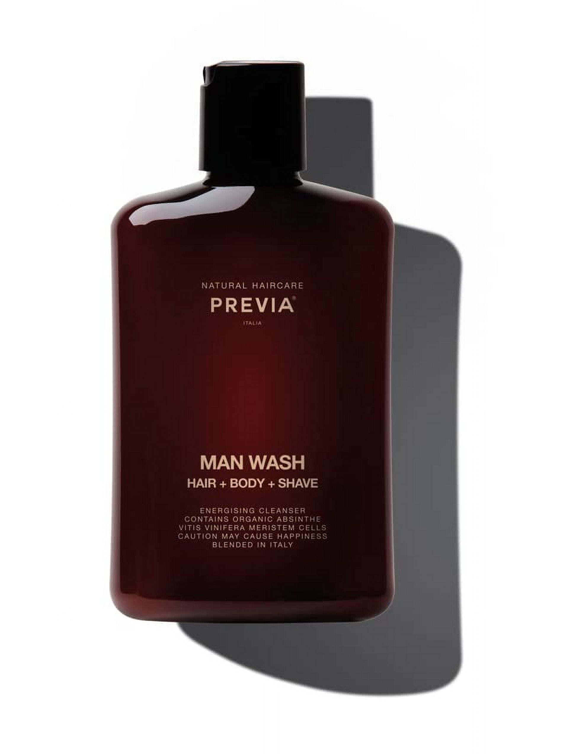 PREVIA Man Wash 3-in-1 Cleanser HYZ01 Hair Shampoo Anti Dandruff Body ...