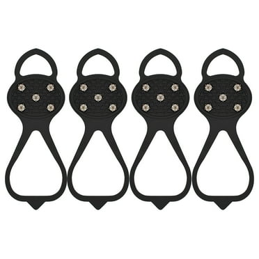 Winter Shoe Ice Treads -Men's Snow Cleat Traction with Steel Spikes, S ...