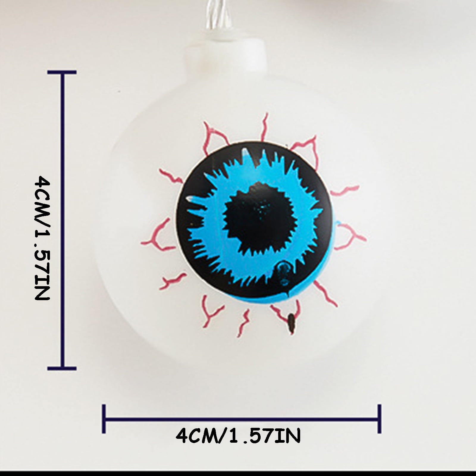 PREWOOD Halloween Eyeball Lights,4.92Ft 10 LED Halloween Lights-Battery ...