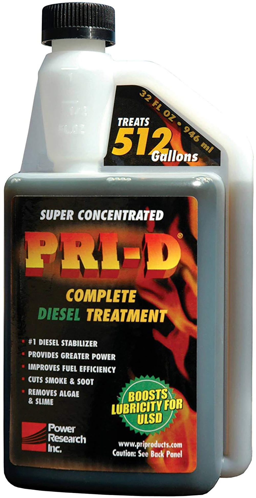 PRI-D 32oz Fuel Diesel Treatment for Lubricity & Stability Improved ...