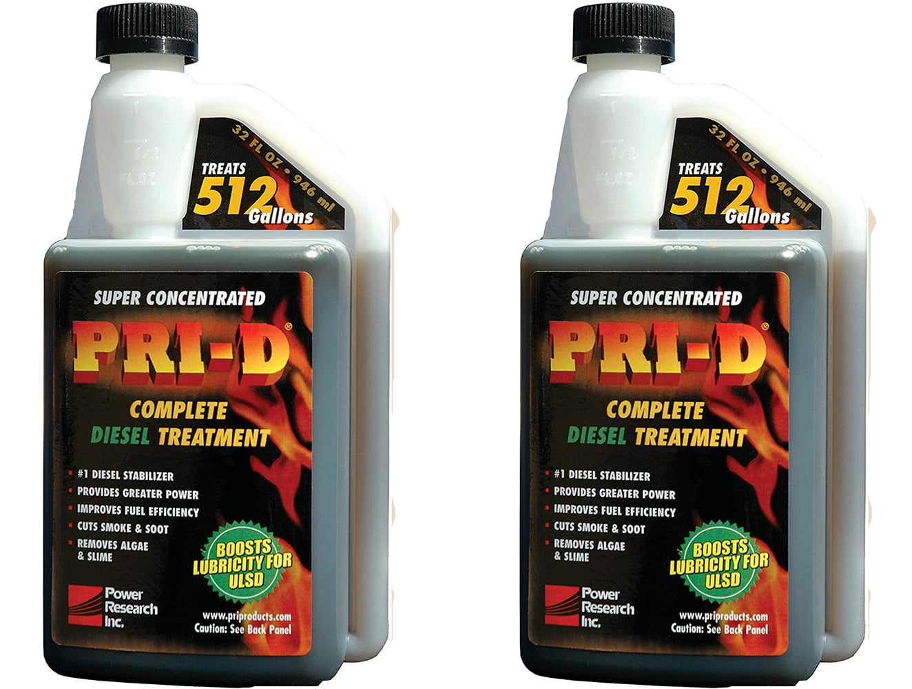 PRI-D Power Research Fuel Stabilizer- For Diesel Treatment 32oz - 2 ...