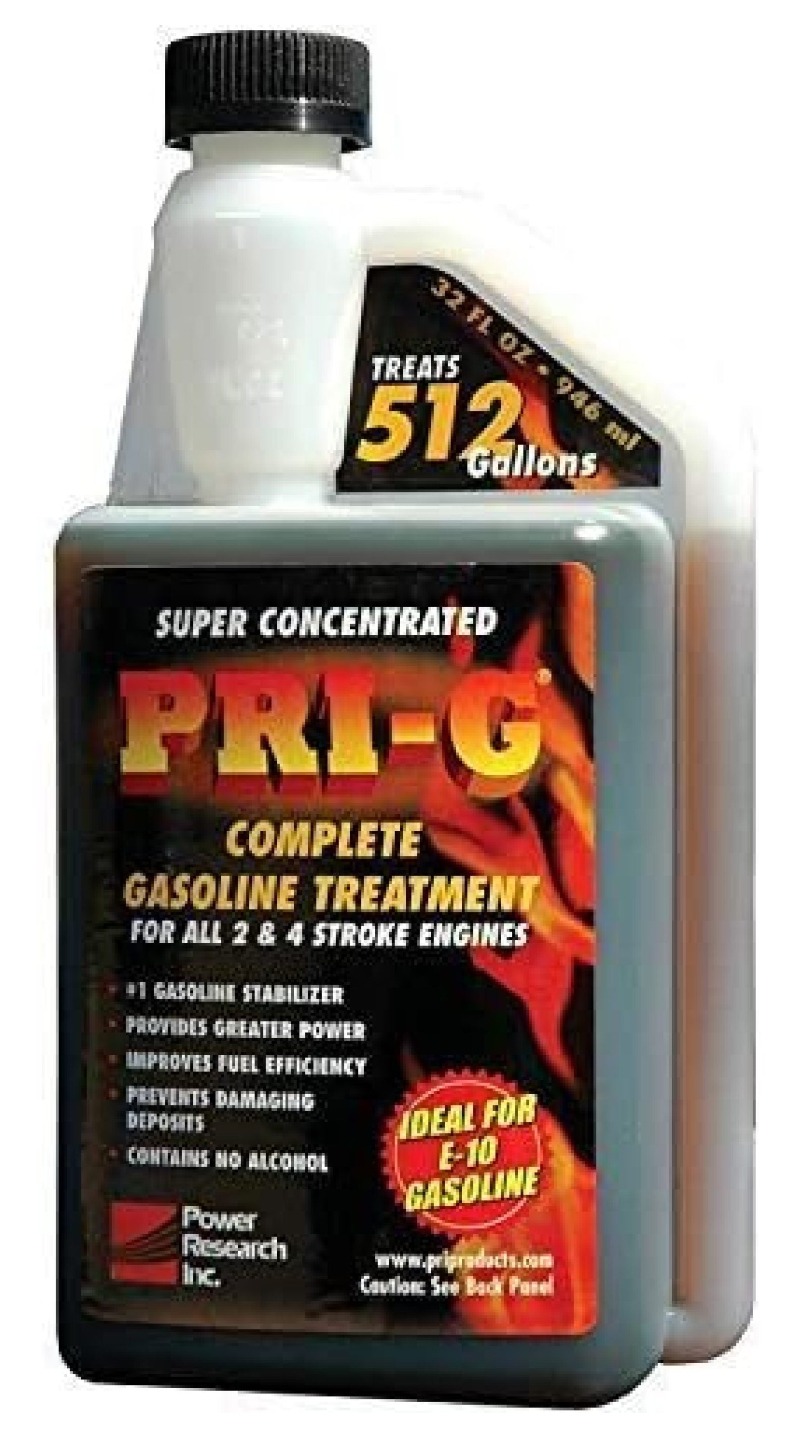 PRI Fuel Stabilizer For Gasoline 32oz Power Output Reduces HC/NOx ...