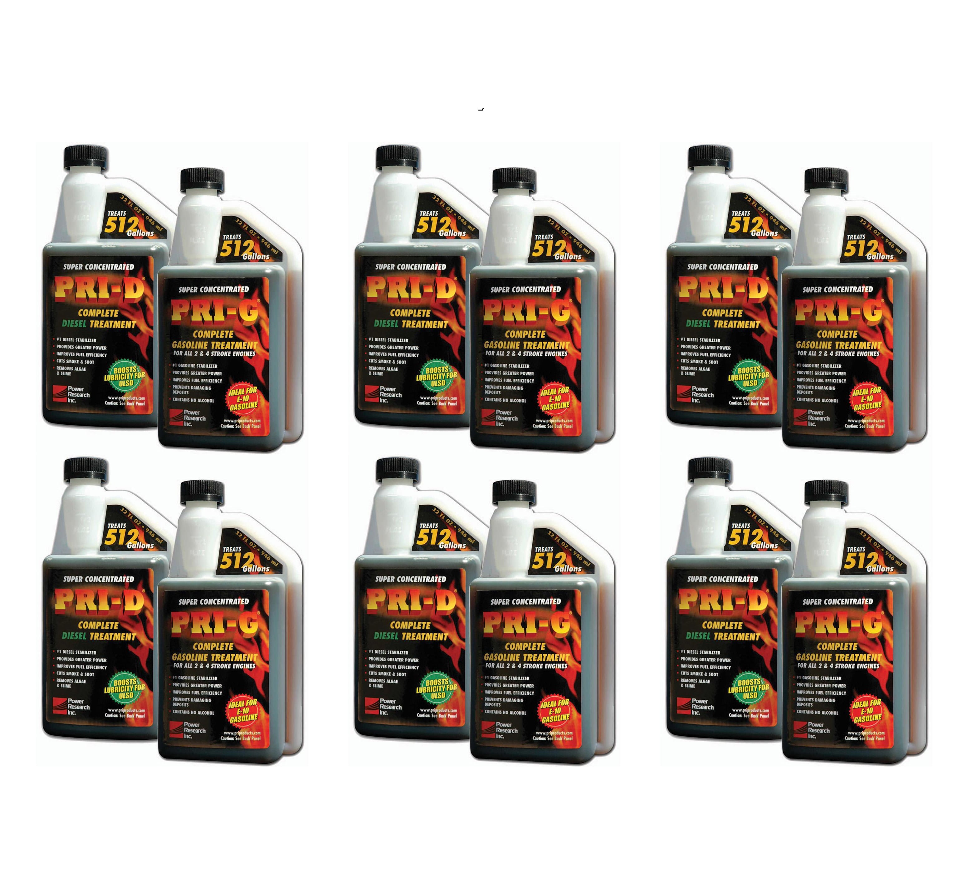 PRI-G Fuel Gasoline Treatment for Lubricity & Stability Improved ...