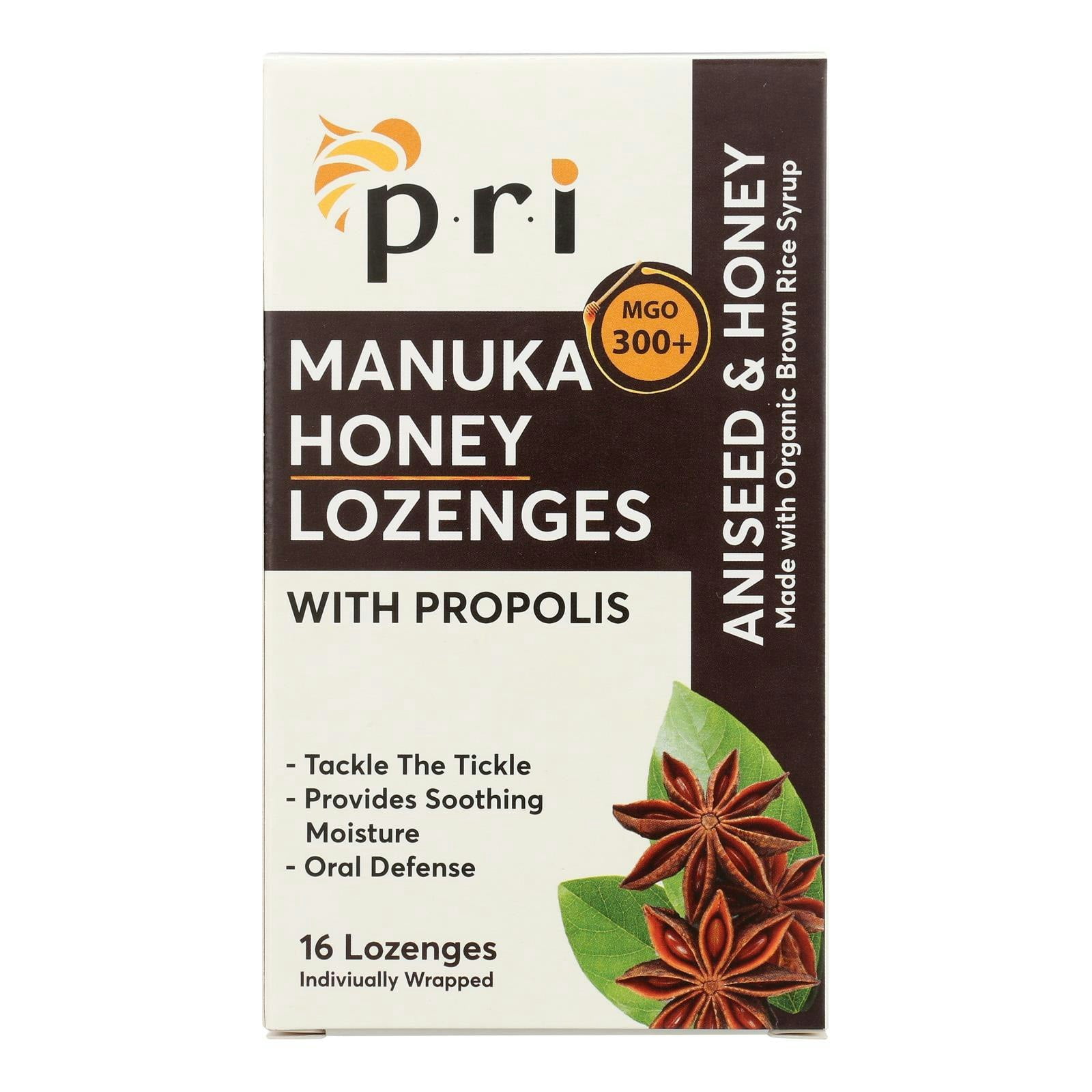 PRI Propolis Aniseed Lozenges 16 Count (Pack Of 6) - Walmart.com