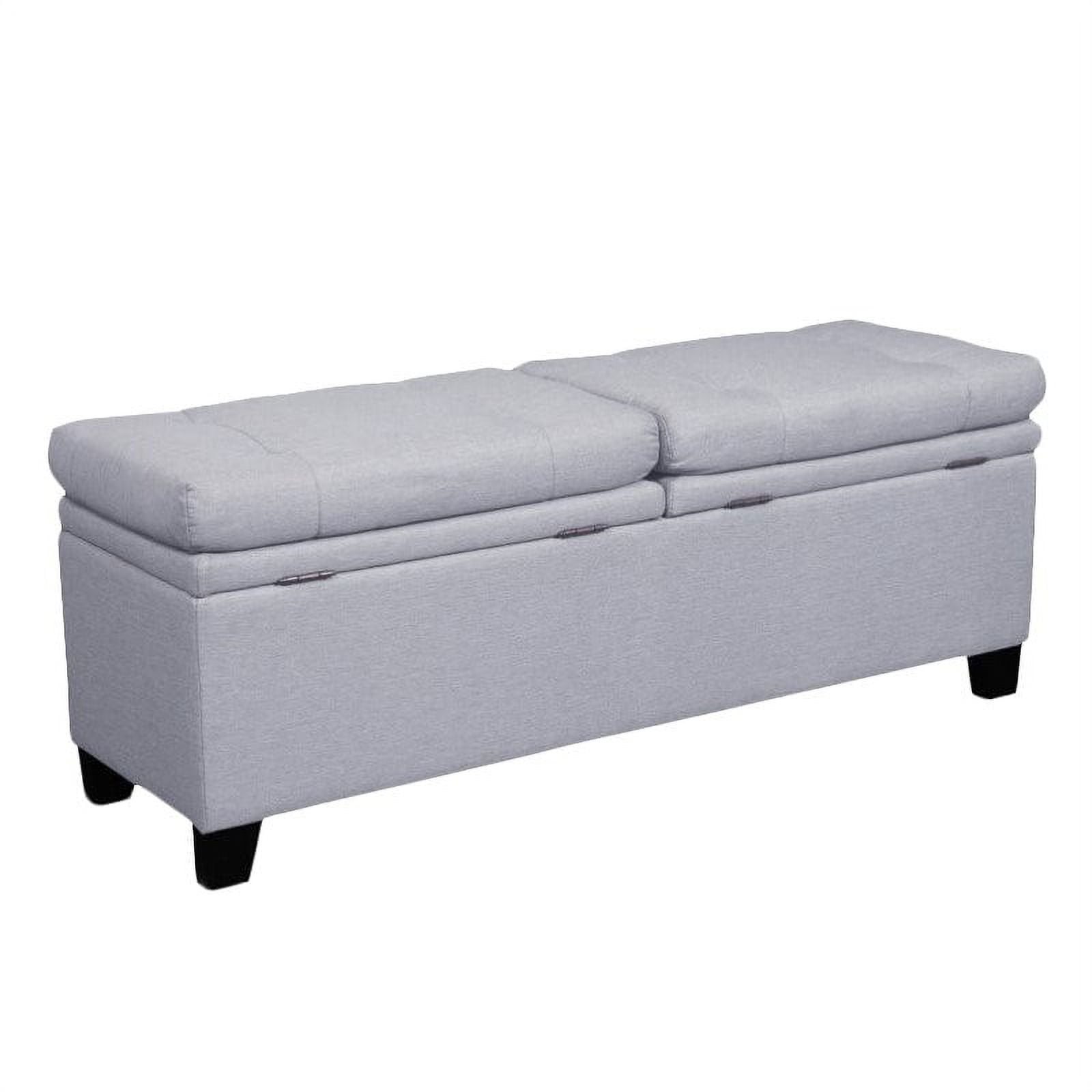 PRI Upholstered Storage Bedroom Bench in Trespass Marmor - Walmart.com