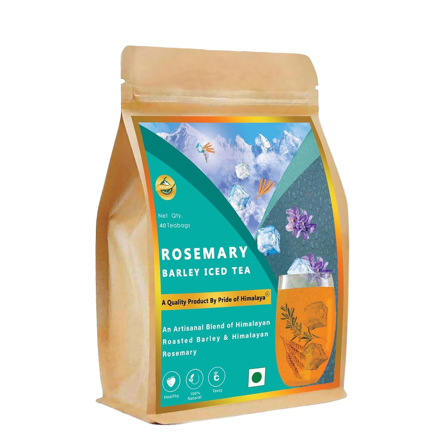 PRIDE OF HIMALAYA Rosemary Barley Iced Tea| Iced Tea | Loose 50 gm ...