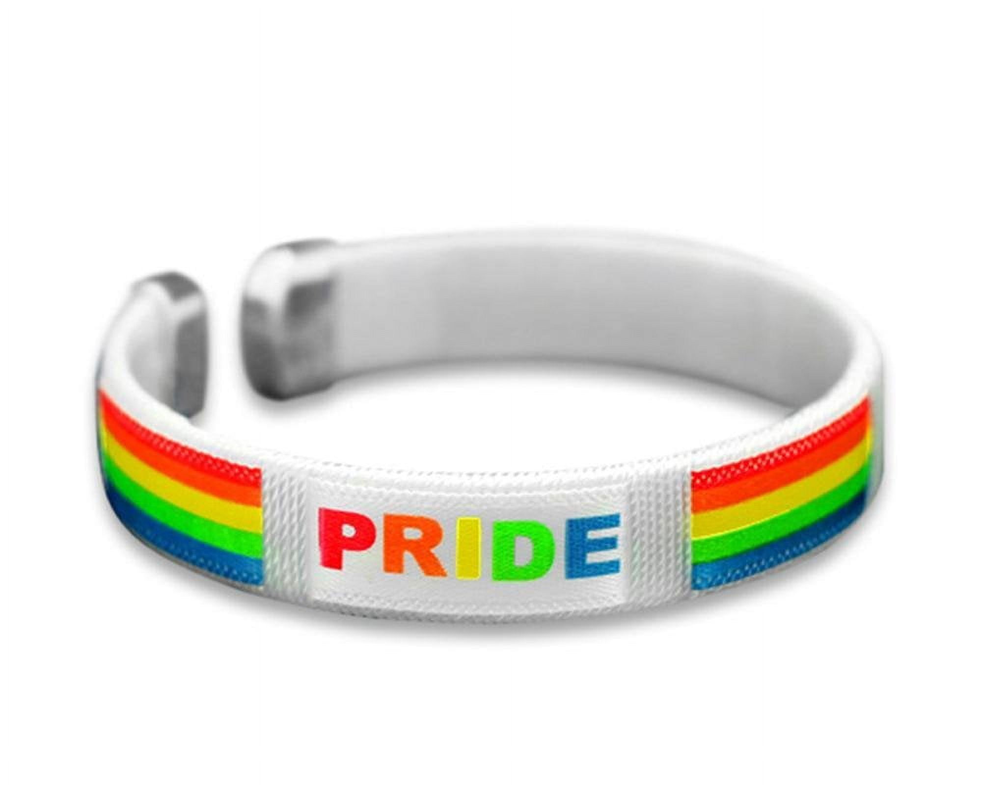 PRIDE Rainbow Bangle Bracelets - Walmart.com