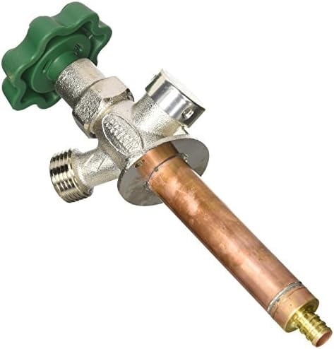 PRIER PRODUCTS P-164X04 Anti-Siphon Quarter Turn Wall Hydrant with 1/2 ...