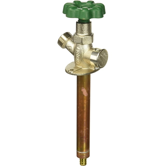 PRIER PRODUCTS P-164X06 Anti-Siphon Quarter Turn Wall Hydrant with 1/2 ...