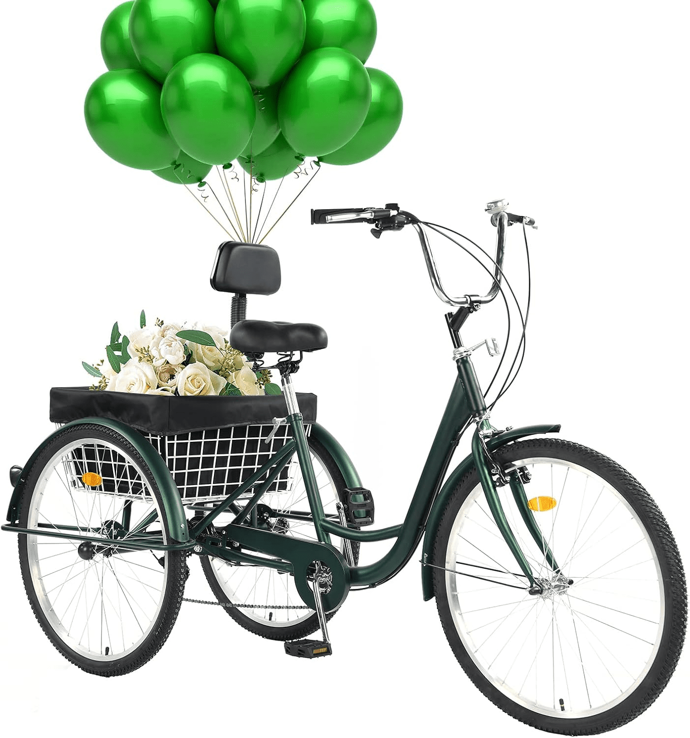 PRIJESSE 24" Adult Tricycle 7 Speed Size Cruise Bike 24 inch 3 Wheel ...