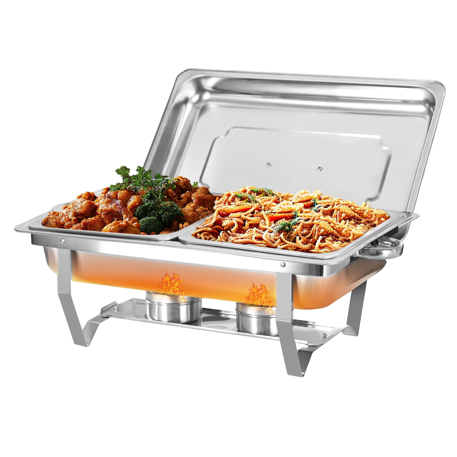 PRIJESSE Chafing Dish Buffet Set 8QT, Stainless Steel Chafers and ...